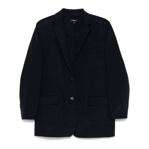 Theory | Jackets & Coats | Theory Navy Blue Wool Cashmere Blazer Nwt ...